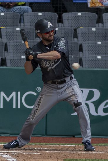 Shane Robinson 23 Monclova Acereros Hits Editorial Stock Photo - Stock ...