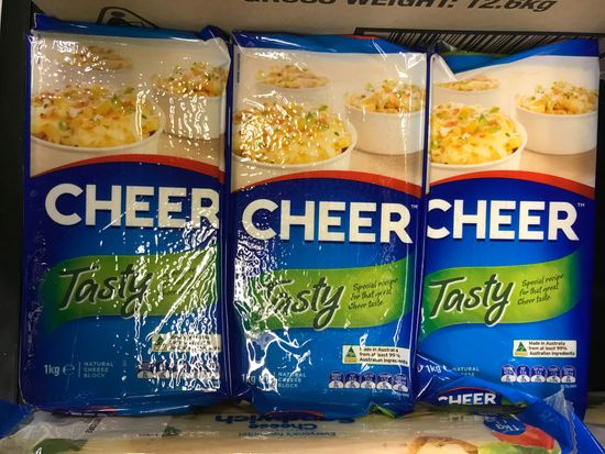 Cheer Cheese On Display Supermarket Sydney Editorial Stock Photo ...