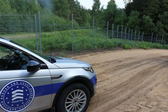 Vehicle European Union Border Agency Frontex Editorial Stock Photo ...