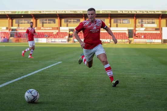 Crewe Alexandra Midfielder Oliver Finney Chases Editorial Stock Photo ...