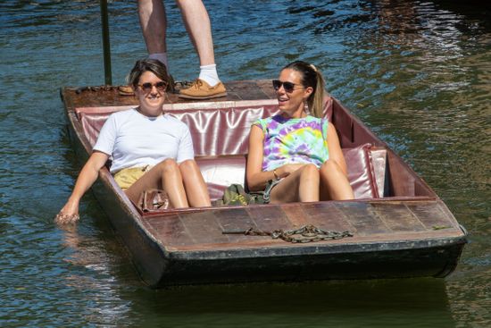 People Out Enjoying Hot Weather Whilst Editorial Stock Photo - Stock ...