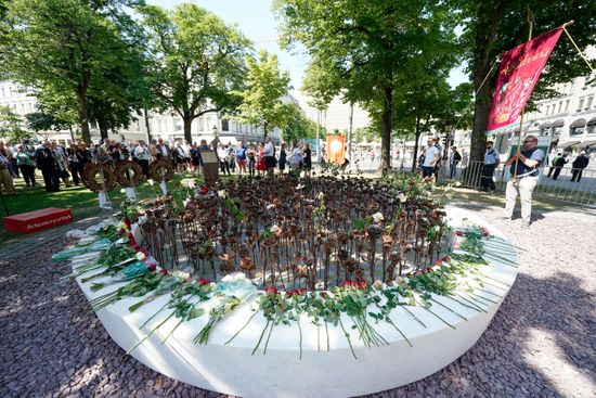 View Tributes Placed July 22 Memorial Editorial Stock Photo - Stock ...
