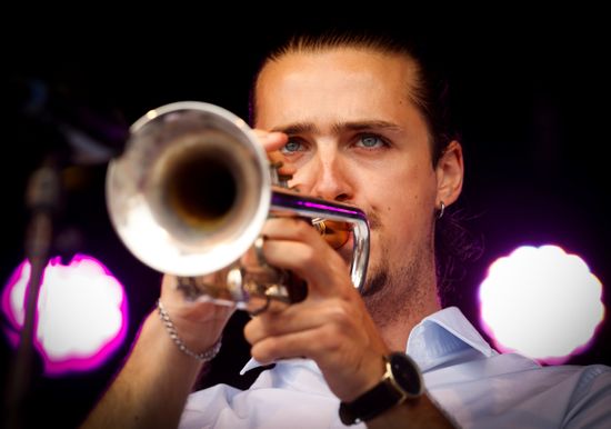 Spanish Trumpet Player Asier Ardaiz Performs Editorial Stock Photo ...