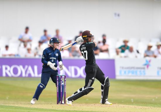 Surreys Nico Reifer Hits Out Against Editorial Stock Photo - Stock ...