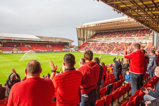 Fans Return Pittodrie During Europa Conference Editorial Stock Photo ...