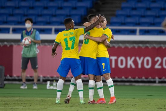 Paulinho Brazil Celebrates His Goal 42 Editorial Stock Photo - Stock ...