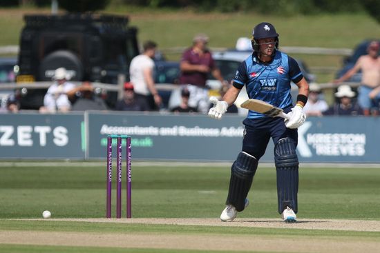 Harry Finch Kent Bats During Royal Editorial Stock Photo - Stock Image ...