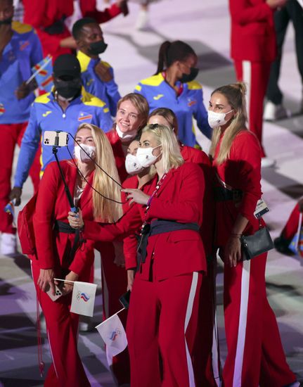 Members Delegation Russian Olympic Committee Roc Editorial Stock Photo ...