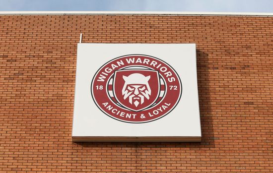 General View Wigan Warriors Crest Outside Editorial Stock Photo - Stock ...