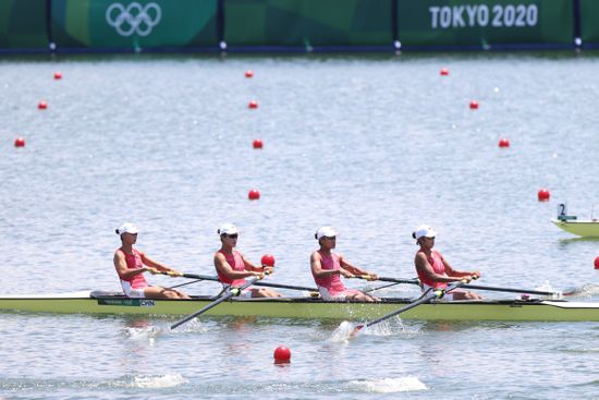 Chinese Rowers Lin Xinyu Wang Fei Editorial Stock Photo - Stock Image ...