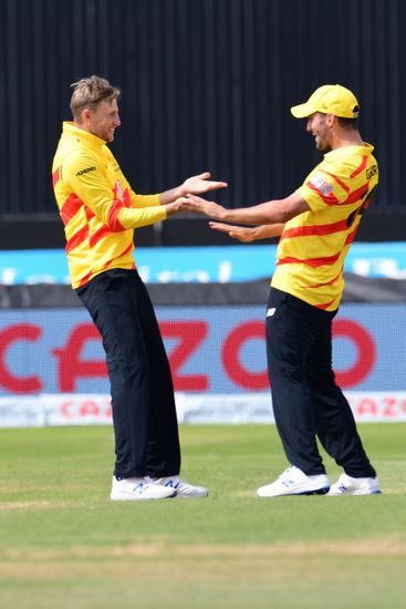 Joe Root Trent Rockets Celebrates Taking Editorial Stock Photo - Stock ...