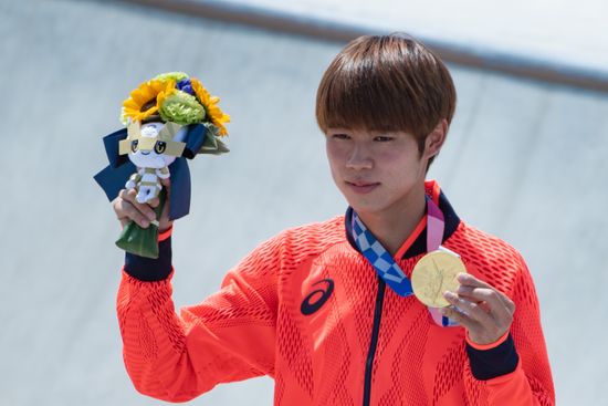 Yuto Horigome Jpn Gold Medal Skateboarding Editorial Stock Photo ...