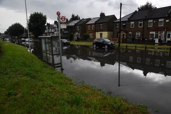 River Roding East London Bursts Banks Editorial Stock Photo - Stock ...
