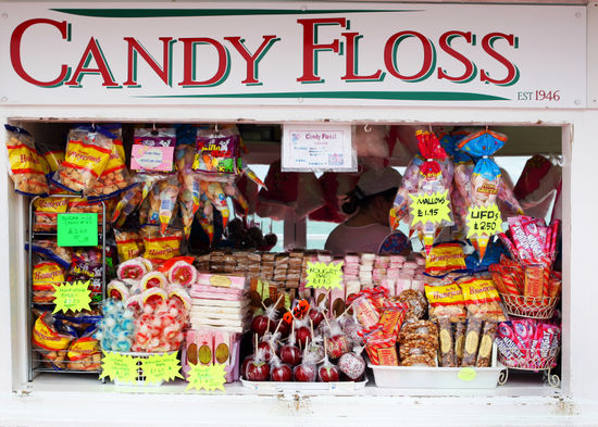 Candy Floss Stall Selling Sweets Brighton Editorial Stock Photo - Stock ...