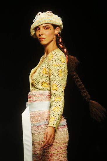Model Walks Runway Design By Peruvian Editorial Stock Photo - Stock ...