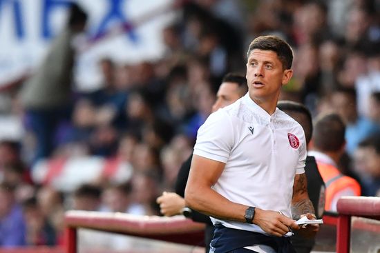 Stevenage Fc Manager Alex Revell During Editorial Stock Photo - Stock ...