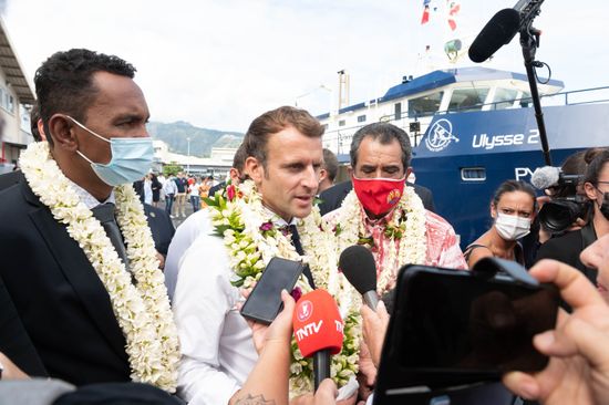 Emmanuel Macron Talking Press Editorial Stock Photo - Stock Image ...