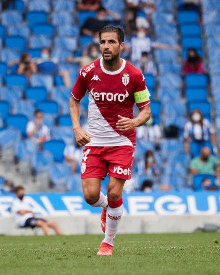 Cesc Fabregas Monaco Looks On During Editorial Stock Photo - Stock ...