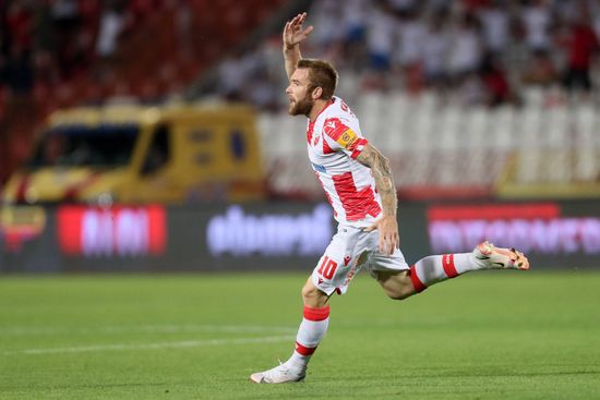 Red Star Aleksandar Katai 10 Celebrates Editorial Stock Photo - Stock ...