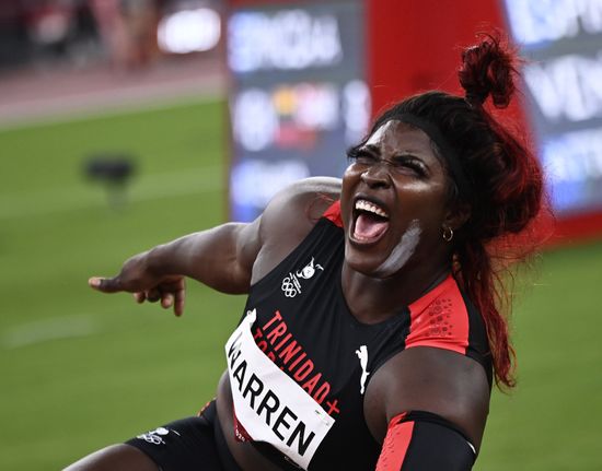 Portious Warren Trinidad Tobago Competes Womens Editorial Stock Photo ...