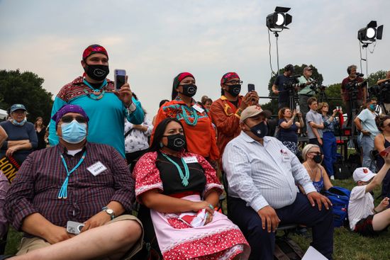 Group Citizens Tribal Leaders Rally On Editorial Stock Photo - Stock ...