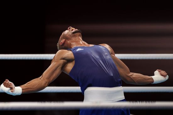 Benjamin Whittaker Britain Celebrates Winning Boxing Editorial Stock ...