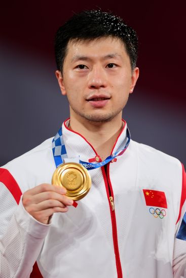 Ma Long Shows His Gold Medal Editorial Stock Photo - Stock Image ...