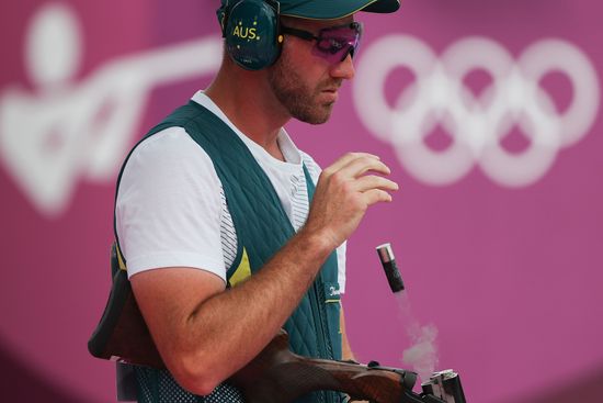 Derek Thomas Grice Australia Competes Trap Editorial Stock Photo ...