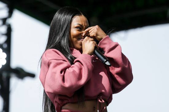 Rapper Lady Leshurr Performs Edgbaston During Editorial Stock Photo ...