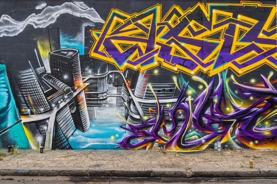 Auber Graffiti Show Event Dedicated Graffiti Editorial Stock Photo ...