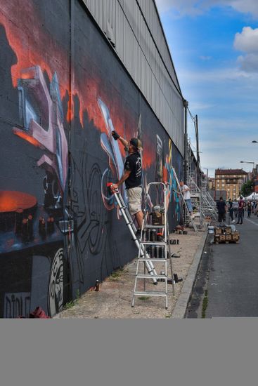 Auber Graffiti Show Event Dedicated Graffiti Editorial Stock Photo ...