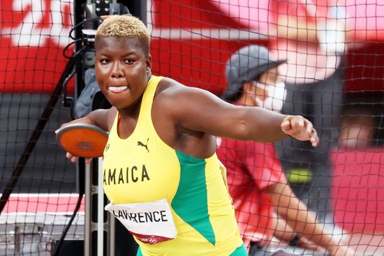 Shadae Lawrence Jamaica Competes Womens Discus Editorial Stock Photo ...