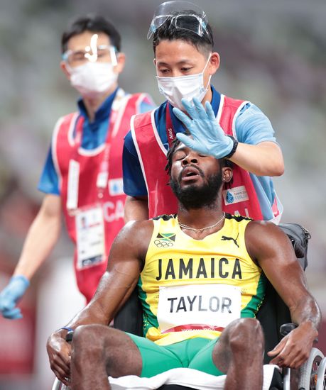 Christopher Taylor Jamaica Escorted Off Court Editorial Stock Photo ...