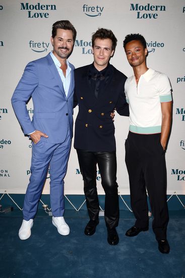 Andrew Rannells Zane Pais Marquis Rodriguez Editorial Stock Photo ...