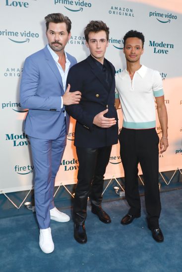 Andrew Rannells Zane Pais Marquis Rodriguez Editorial Stock Photo ...