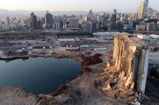 Picture Taken Drone Shows Destroyed Port Editorial Stock Photo - Stock ...