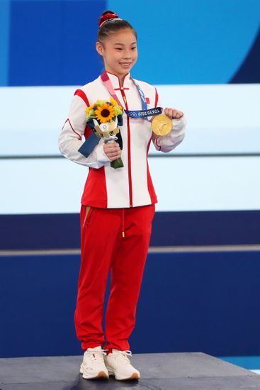 Gold Medalist Chenchen Guan China Poses Editorial Stock Photo - Stock ...