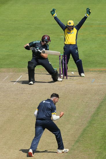 Daniel Moriarty Surrey Bowled By Steven Editorial Stock Photo - Stock ...