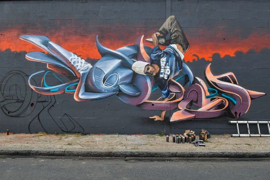 Auber Graffiti Show Event Dedicated Graffiti Editorial Stock Photo ...