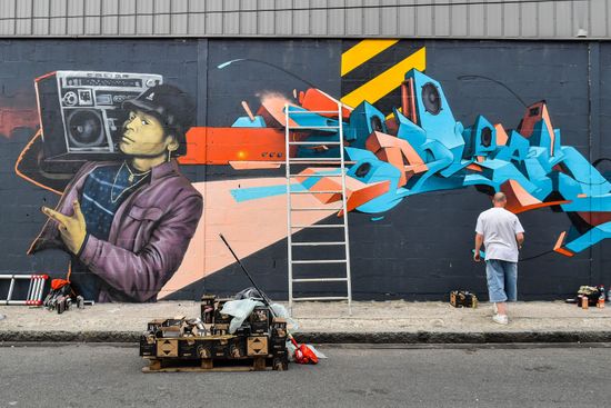 Auber Graffiti Show Event Dedicated Graffiti Editorial Stock Photo ...