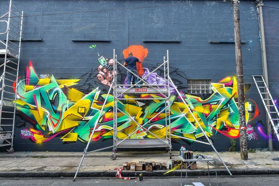 Auber Graffiti Show Event Dedicated Graffiti Editorial Stock Photo ...