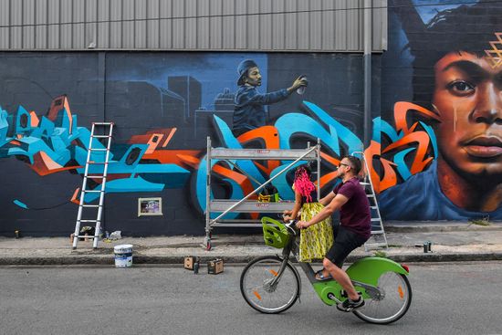 Auber Graffiti Show Event Dedicated Graffiti Editorial Stock Photo ...