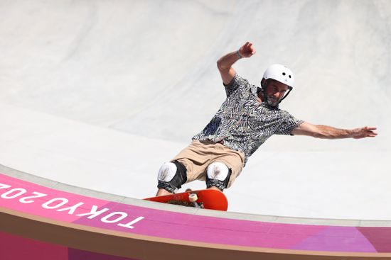 Veteran Skateboarder Dallas Oberholzer Rsa Aged Editorial Stock Photo ...