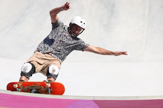 Veteran Skateboarder Dallas Oberholzer Rsa Aged Editorial Stock Photo ...