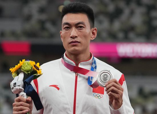Silver Medalist Zhu Yaming China Reacts Editorial Stock Photo - Stock ...