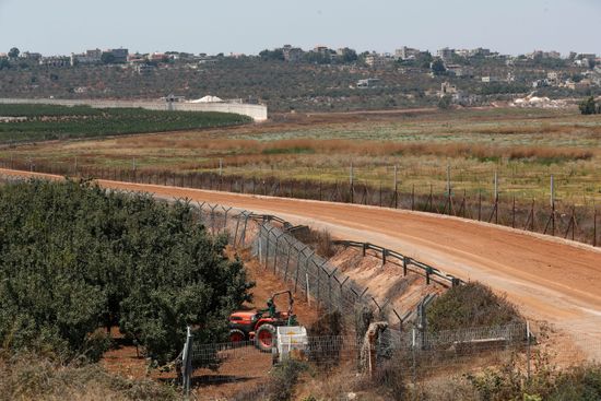 Israeli Farmer On His Tractor Passes Editorial Stock Photo - Stock ...