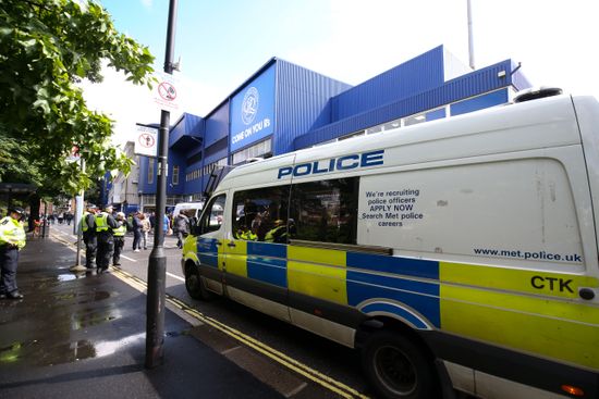 Police Outside Ground Editorial Stock Photo - Stock Image | Shutterstock