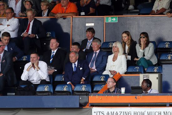 Sir Alex Ferguson Watches On Stands Editorial Stock Photo - Stock Image ...