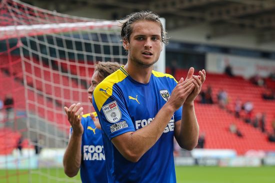 Afc Wimbledon Forward Aaron Pressley 19 Editorial Stock Photo - Stock ...