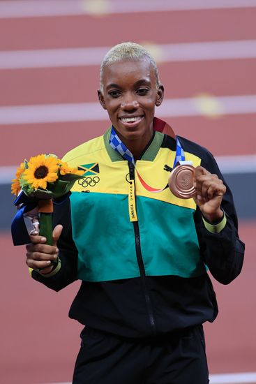 Candice Mcleod Team Jamaica Jam Poses Editorial Stock Photo - Stock ...